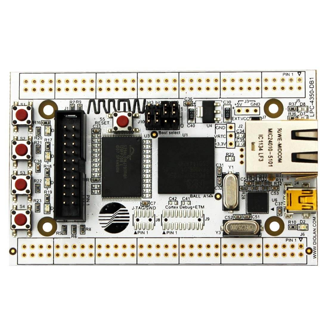 Lpc4357 Db1 Dual Core Cortex M4 And Cortex M0 Development Board